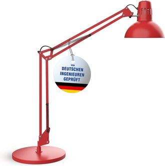 Maul LED Schreibtischlampe MAULstudy | Verstellbare Stehlampe mit Gelenkarm für Büro, Arbeitszimmer und Schreibtisch | Elegante Bürolampe aus Metall | Inkl