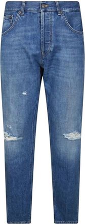 Dondup Homme, Jeans, Bleu, Taille: W33 Jeans Carrot Slim Dian SW Rotture