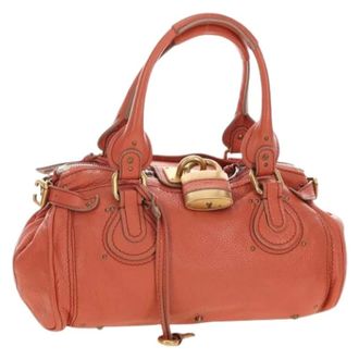 Chlo&eacute; Sac &agrave; main en cuir doccasion - Femme - Pre-owned - Orange - Taille: ONE Size
