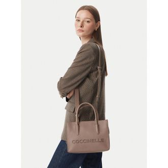 Coccinelle Handtasche Coccinelle UAK Coccinellemyrtha26 E1 UAK 18 01 01 Dunkelbeige