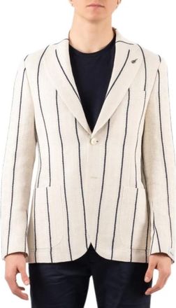 Paoloni Homme, Vestes, Blanc, Taille: S Blazer