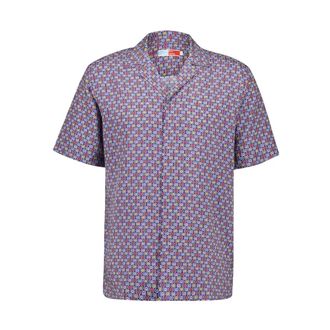 Orlebar Brown Blaues Whitsun Mini Maitan Hemd - - Shirts - Herren - Mehrfarbig - L