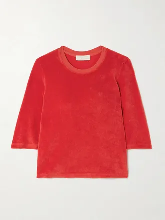 Suzie Kondi Haut En Molleton De Coton Mélangé Corfu - Rouge