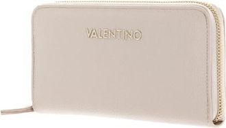 Valentino Brixton Zip Around Wallet Ecru