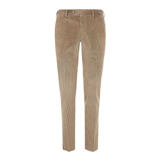 PT01 Pt01, Homme, Pantalons, Brun, Taille: S Corduroy Stripe Pantalons