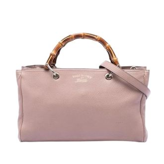 Gucci Pre-owned Medium Bamboo Shopper - Femme - Pre-owned - Rose - Taille: ONE Size