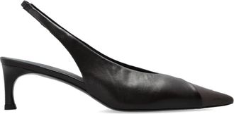 Rotate Rotate Birger Christensen, Femme, Chaussures, Brun, Taille: 41 EU Escarpin Slingback en Cuir