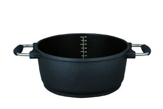 GSW 130240 SCALA Kochtopf o.D - 24cm, Schwarz