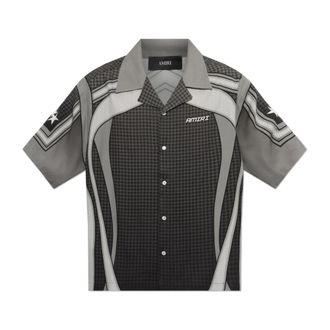Amiri Kurzarmhemd - - Shirts - Herren - Grau - XL