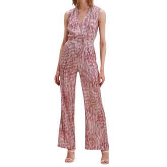 Nenette &Auml;rmelloses Satin-Jumpsuit mit Schattendruck - - Jumpsuits & Playsuits - Damen - Mehrfarbig - S