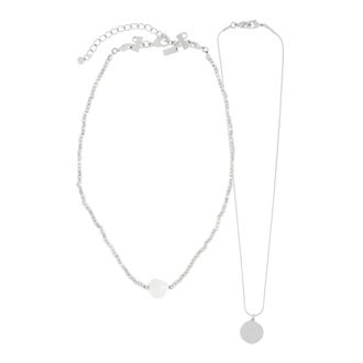 Dansk Copenhagen Audrey Custom Halskette Silberbeschichtung - - Accessories - Damen - Grau - ONE SIZE