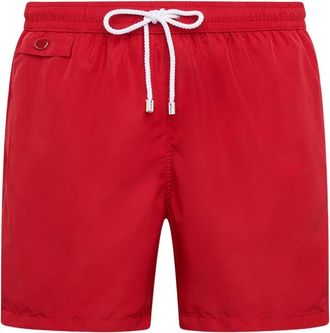 Kiton Homme, Maillots de bain, Rouge, Taille: XL Swim Boxer Polyester