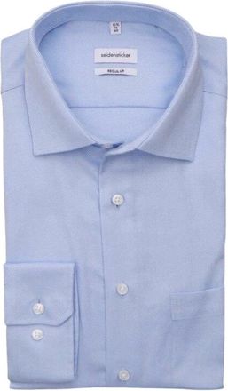 Seidensticker Twill Business Shirt 01.153690 - - Shirts - Herren - Blau - XL