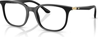 Ray-Ban Rb7211 Optics Schwarz Fassung Klar Glas Polarisiert 52-19