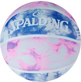 Spalding Tie Dye sz6 Rubber Basketball - Lila - Gr&ouml;&szlig;e 6 - Basketball