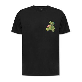 Paul Smith Homme, Tops, Noir, Taille: 2XL T-shirt avec Imprim&eacute;