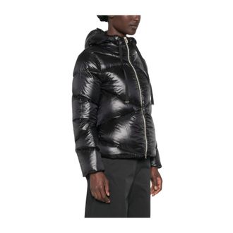 Herno Gesteppte Daunenjacke - - Jackets - Damen - Schwarzk - XL