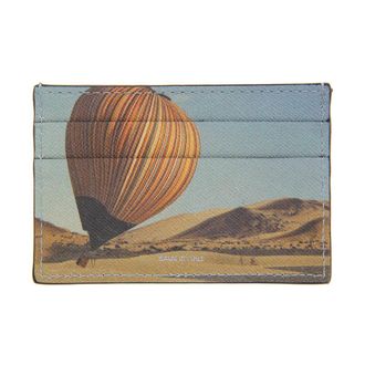 Paul Smith Schwarzer Kartenhalter mit Hei&szlig;luftballon-Motiv - - Accessories - Herren - Mehrfarbig - ONE SIZE