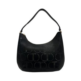 Twinset Femme, Sacs, Noir, Taille: ONE Size Sac bandouli&egrave;re en poly&eacute;thyl&egrave;ne avec bandouli&egrave;re ajustable