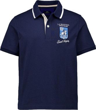 La Martina Herren Polo-Shirt blau