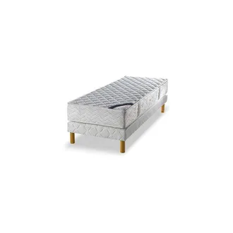 M&S Collection M&s - Ensemble matelas ressorts biconiques - confort &eacute;quilibr&eacute; 90x190cm + sommier