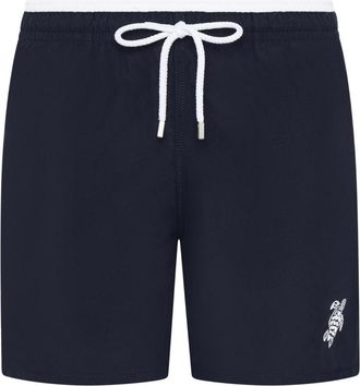 Vilebrequin Bicolor Badeshorts mit Turtle-Stickerei in