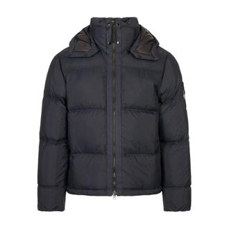 Stone Island Matt Ripstop Cordura Advanced Fabrics Daunenjacke - - Jackets - Herren - Blau - S