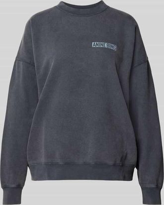 Anine Bing Regular Fit Sweatshirt mit Logo-Print