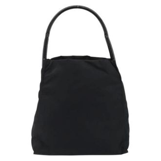 Prada Sac &agrave; main en nylon pr&eacute;-appr&eacute;ci&eacute; - Femme - Pre-owned - Noir - Taille: ONE Size
