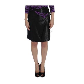 Exte Tigerprint Bleistiftrock - - Skirts - Damen - Schwarzk - S