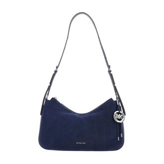 Michael Kors Femme, Sacs, Bleu, Taille: ONE Size Nolita Medium Nubuck Shoulder Bag