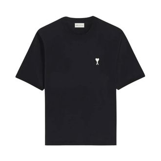 Ami T-shirt Place des Victoires - Homme - Tops - Noir - Taille: 2XL