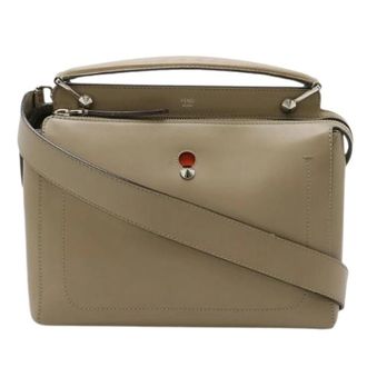 Fendi Pre-owned Dotcom Leder 2Way Handtasche - - Pre-owned - Damen - Beige - ONE SIZE