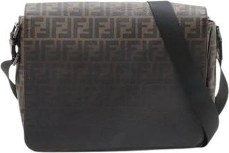 Fendi unisex, Pre-owned, Brun, Taille: ONE Size Sac bandouli&egrave;re en plastique Pre-owned