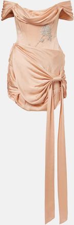 Clio Peppiatt Verziertes Minikleid Paloma