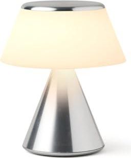 Lexon Lampe de chevet tactile LUMA S, veilleuse sans fil avec variateur dintensit&eacute; et synchronisation multi lampes, 9 couleurs LED, Rechargeable, Aluminium 