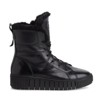 Tamaris Schwarze Schn&uuml;rstiefeletten - - Shoes - Damen - Schwarzk - 39 EU