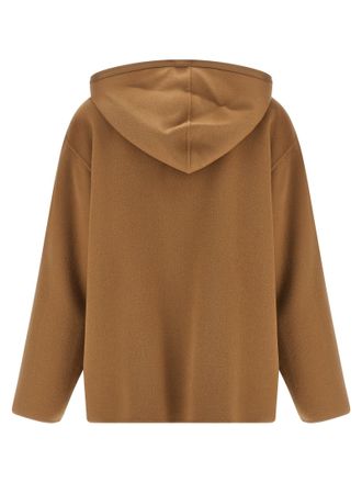 Max Mara Womens Beige Virgin Wool Coat Clothing