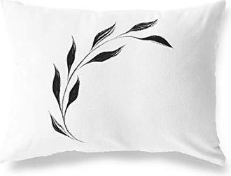 Bonamaison Le Jardin du Lin Kissen Zierkissenbezug Kissenbezug, Weich Bequem, Für Zuhause Autos Büro Sofa Wohnzimmer Couch Schlafzimmer Dekor, 35x50 Cm - Entworf