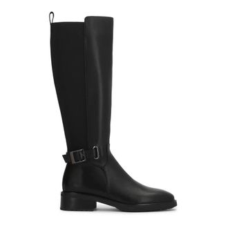 Kazar Flache Stiefel mit elastischem Einsatz - - Shoes - Damen - Schwarzk - 41 EU