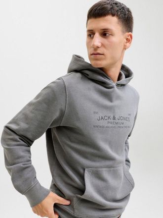 Jack & Jones Kapuzensweatshirt JPRBLUAIDEN HOOD SWEAT Baumwolle, regular fit