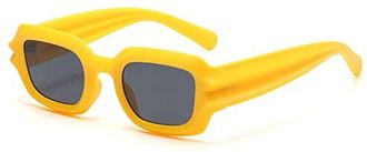 Generic Personnalité Lunettes de soleil Ondulation Jambes Concave Forme Hip Hop Lunettes de soleil, 3, Taille unique