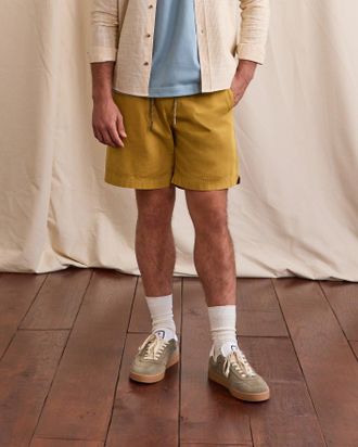 Faguo Short beige clair coton