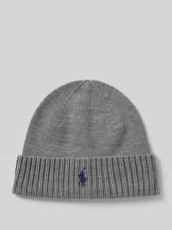 Polo Ralph Lauren Beanie aus Wolle mit Label-Stitching