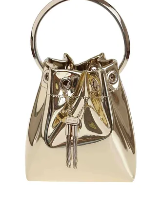 Jimmy Choo London Sac Bandouli&egrave;re - Or