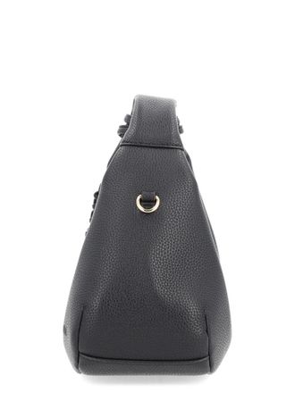 Ganni Womens Handbag Hobo Black Recycled Polyester Handbags Hand Bags