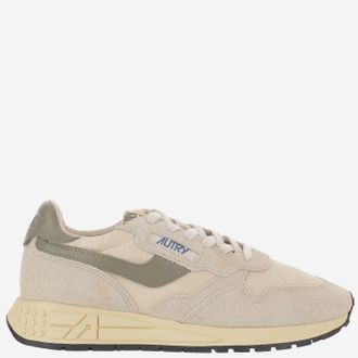 Autry Mens Sneakers Reelwind Ivory Leather Trainers