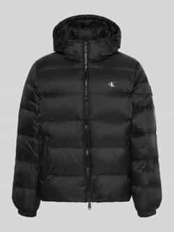 Calvin Klein Jeans Regular Fit Steppjacke mit abnehmbarer Kapuze