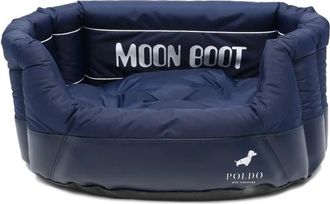 Moon Boot Gepolstertes Hundebett mit Logo-Print - - Accessories - unisex - Blau - S