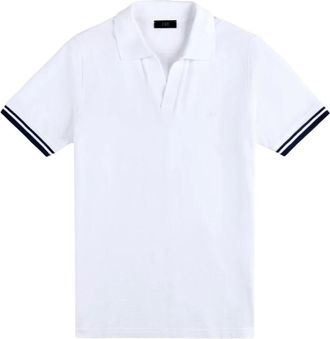 Fay Homme, Tops, Blanc, Taille: M Polo Avec Logo
